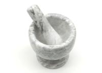 China Marble Stone Mortar And Pestle Pill Crusher Grinder Herb Bowl Food Safe for sale