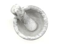 China Marble Stone Mortar And Pestle Pill Crusher Grinder Herb Bowl Food Safe for sale