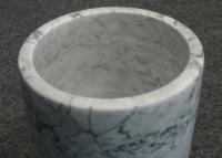 China Light Color Marble Wine Cooler , Marble Wine Chillers Single Bottle 13x18cm for sale