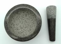 China Granite Kitchen Mortar And Pestle Accessory Durable Household Stone Set for sale