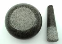 China Granite Kitchen Mortar And Pestle Accessory Durable Household Stone Set for sale