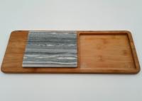 China Cute Stone Placemats Marble Bamboo Material Eco Friendly For Cutting Fruit for sale