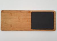 China Non Slip Stone Placemats , Kitchen Cutting Board Slate Bamboo Natural for sale