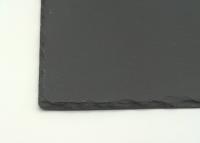 China Rough Edges Slate Cheese Cutting Board Rectangular Shape 30cm x 20cm With Pads for sale