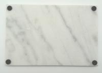 China Kitchen Marble Placemats And Coasters White Marble Stable Performance for sale