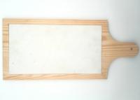 China Easy Cleaning White Marble Placemats Convenient For Fruit / Vegetable for sale