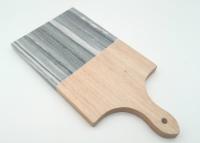 China Cheese Chopping Stone Placemats , Rectangle Wooden Marble Cutting Board for sale