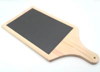 China Wooden Stone Placemats , Slate Cheese Plate Set Natural Color Durable for sale