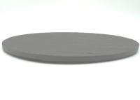 China Black Round Slate Placemats Diameter 22cm Natural Surface Eco Friendly for sale
