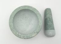 China Marble Stone Spice Grinder 10cm x 6cm Kitchen Herb And Spice Tools for sale