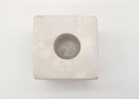 China Square Stone Pillar Candle Holders Polished Finish Surface Moisture Resistant for sale