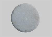 China White Marble Stone Tealight Candle Holders Round Shape For Home Decoration for sale