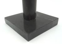 China 29cm Stone Paper Towel Holder , Black Marble Paper Towel Holder Polished for sale