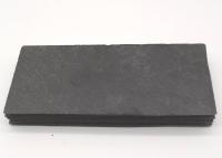 China Tea Light Stone Votive Candle Holder , Natural Black Slate Candle Holder for sale