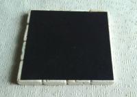 China Beige Natural Travertine Coasters Birthday Decoration Items Tumbled Finish for sale