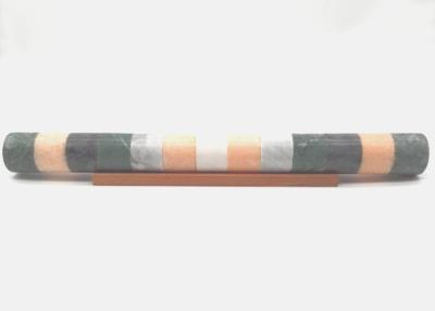 China Natural Elegant Marble Stone Rolling Pin , Baking Non Stick Rolling Pin for sale