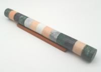 China Natural Elegant Marble Stone Rolling Pin , Baking Non Stick Rolling Pin for sale