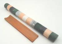 China Natural Elegant Marble Stone Rolling Pin , Baking Non Stick Rolling Pin for sale