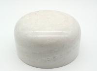 China Round White Marble Bowl Kitchenware Gift Decor For Spice Jar Outside Polished for sale