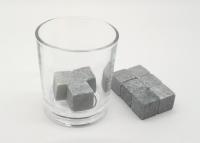 China 9pcs Soapstone Whiskey Ice Stones Drinks Cooler Cubes Whiskey Scotch Rocks With FDA for sale