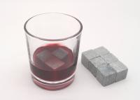 China 9pcs Soapstone Whiskey Ice Stones Drinks Cooler Cubes Whiskey Scotch Rocks With FDA for sale