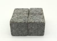 China Whiskey Chilling Stones Set of 4 or 6 Handcraft Premium Granite Cubes Sipping Rocks for sale