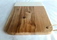China Marble Acacia Wood Kitchen Stone Placemats Rectangular Shape for sale