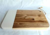 China Marble Acacia Wood Kitchen Stone Placemats Rectangular Shape for sale