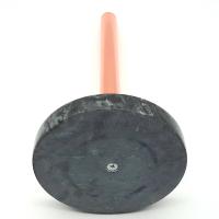 China 32cm H Marble Stone Paper Towel Holder White Base Round for sale