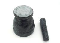 China Marble Stone Mortar And Pestle Kitchen Item Convenient Easy Cleaning for sale