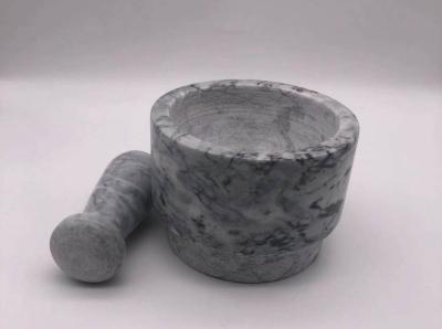 China Anti Slip Scratch Resistant Bottom Stone Mortar And Pestle for sale