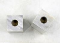 China 100% Natural marble 5x5x7cm Stone Candle Holders for sale