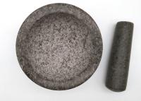 China Kitchen Tool Granite Stone Mortar And Pestle Handmade Crush Spices Garlic for sale