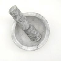 China Marble Stone Mortar And Pestle Set For Herb Spice Crushing Grinding for sale