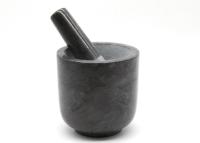 China Customized Marble Stone Mortar And Pestle For Herbs Spices Kitchen Grinder for sale