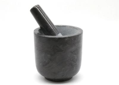 China Customized Marble Stone Mortar And Pestle For Herbs Spices Kitchen Grinder for sale