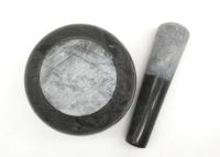 China Customized Marble Stone Mortar And Pestle For Herbs Spices Kitchen Grinder for sale