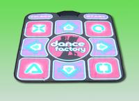 China Single Player 2 In 1 USB Dance Pad , TV / PC 16 Bit TV Dancing Mat for sale