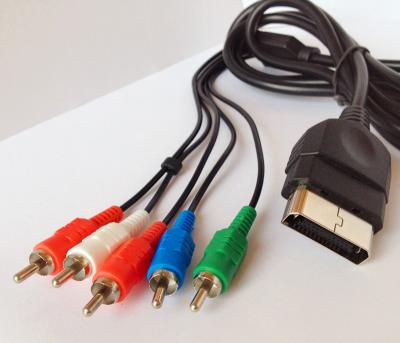 China High-definition gaming Xbox component video cable with1.8M length for sale