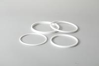 China White KZT 0.05mm Tolerance Double Lip Oil Seal High Chemical Resistance for sale