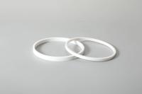 China White KZT 0.05mm Tolerance Double Lip Oil Seal High Chemical Resistance for sale