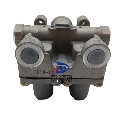 China Truck Parts EQ-153 4-Circuit Protection Valve for CAMC Truck Retrofitting CCC Certified for sale
