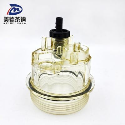 China Plastic Fuel Oil Filter Water Separator 110x110x130mm for Sinotruk Howo Truck Engine Parts for sale