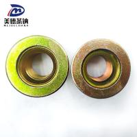 China Steel Rear Wheel Hexagon Flange Welding Self-locking Nut Galvanized M12x1.5 for sale