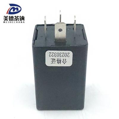 China ROHS Approved Black Square Universal Automotive Relay 12V 24V 40A for Trucks Buses for sale