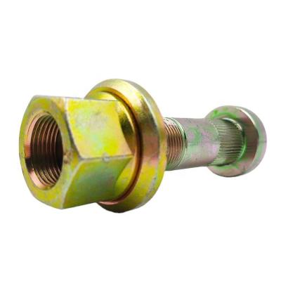 China SINOTRUK HOWO Wheel Bolts and Nuts Rear Hub 100x22.5mm Heavy Duty Truck Fasteners for sale