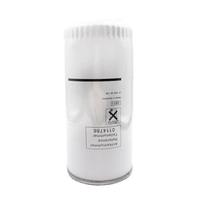 China Diesel Engine Fuel Filter 0114786 0818 for Truck Bus Fuel System White Iron Paper for sale