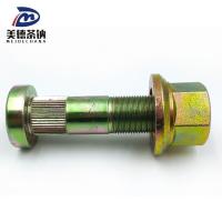 China Sinotruk Howo Truck Wheel Bolt and Nut 100x22.5mm Spare Parts for Chinese Bus Models for sale