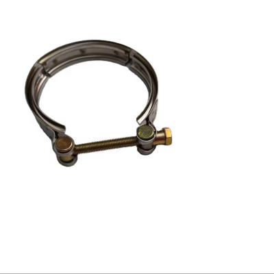 China Stainless Steel Exhaust Band Clamp 1201-11178 for Bus Custom Length Available for sale