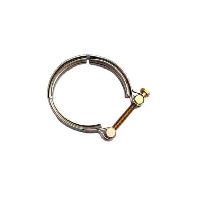 China Stainless Steel V-Band Clamp Exhaust Pipe Connector 1201-11178 for Bus OEM Custom Length for sale